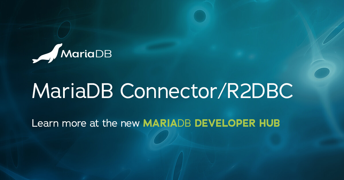 MariaDB veröffentlicht neuen R2DBC Connector | MariaDB