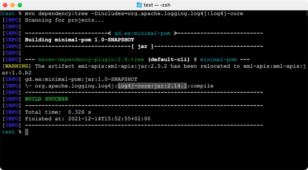 Is the MariaDB JDBC driver affected by the Log4j vulnerability? | MariaDB
